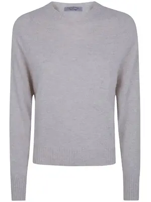 D.exterior Sweater Round Neck "cashmere Round Neck Sweater - Beige