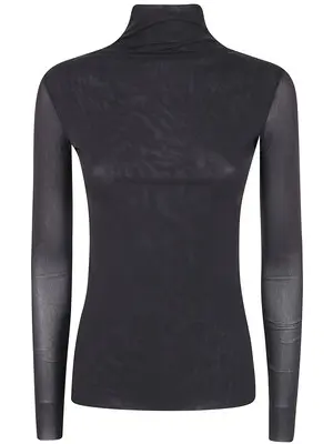D.exterior Sweater Turtleneck "tulle - Brown