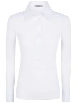 D.exterior Tulle Popeline Shirt