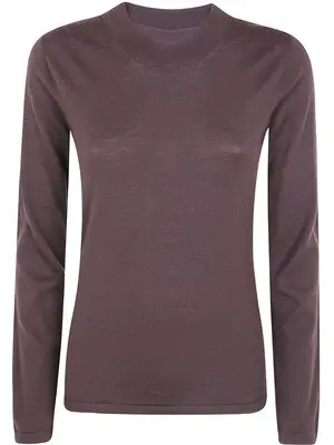D.exterior Sweater Basic Merino Round Neck - Brown