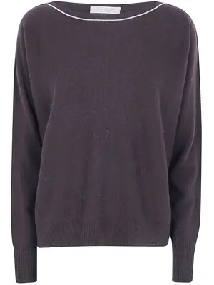 D.exterior Sweater Round Neck "63115 13caf Coffee - Brown