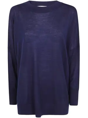 LABORATORIO Sweater Oversize Round Neck - Blue