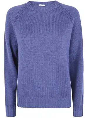 Rossopuro Sweater Long Sleeved Round Neck "ri8587dw 780 - Blue