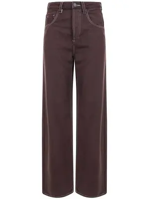 UMA WANG Pants Wool "phillis - Brown