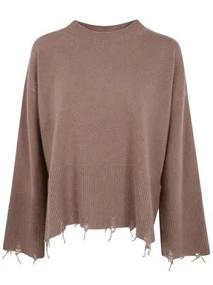 LABORATORIO Sweater Wool 80% "cinnamon - Brown