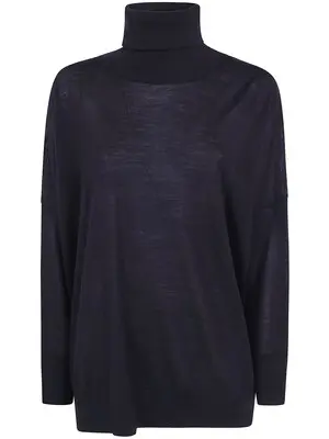 LABORATORIO Sweater High Neck Oversize - Black