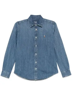 Polo Ralph Lauren Button Front Shirt - Blue