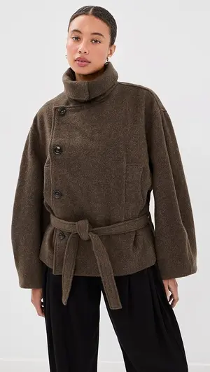 LEMAIRE Short Wrap Coat