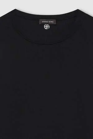 ANINE BING Sixtine Tee Short Sleeve - Black