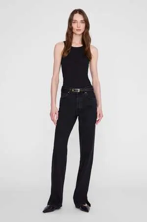 ANINE BING Sixtine Tank Top - Black