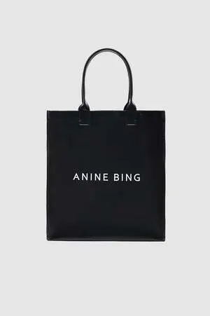 ANINE BING Leonie Coated Canvas Tote