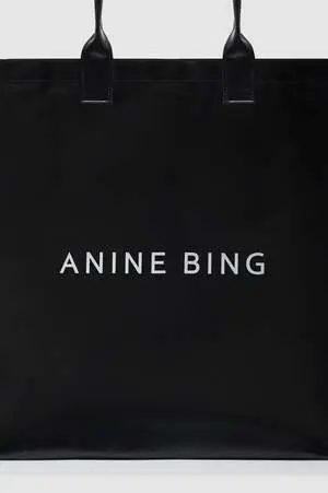 ANINE BING Leonie Coated Canvas Tote