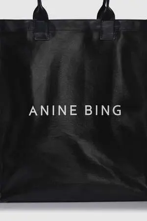 ANINE BING Leonie Coated Canvas Tote