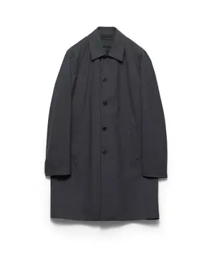 Prada Technical Wool Coat - Grey