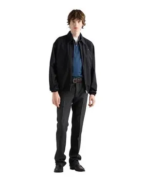 Prada Silk And Cotton Polo Shirt