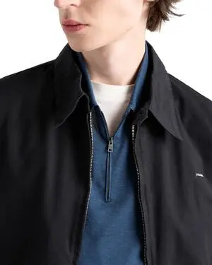 Prada Silk And Cotton Polo Shirt
