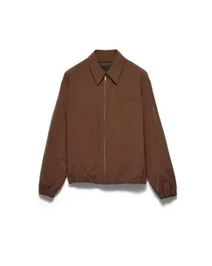 Prada Technical Fabric Blouson Jacket - Brown