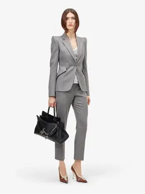 Alexander McQueen Wool Pinstripe Single-breasted Jacket
