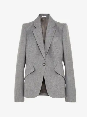 Alexander McQueen Wool Pinstripe Single-breasted Jacket
