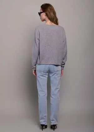 TT STUDIOS Avery Cashmere V-neck Cardigan With Pearl Buttons