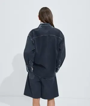 Bottega Veneta Overdyed Denim Shirt