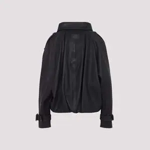 Acne Studios Leather Bomber Jacket