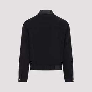 Bottega Veneta Intrecciato Collar Denim Jacket