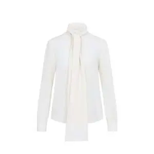 Saint Laurent Tie Neck Blouses