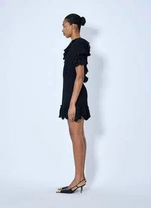 Saint Laurent Asymmetric Mini Dress
