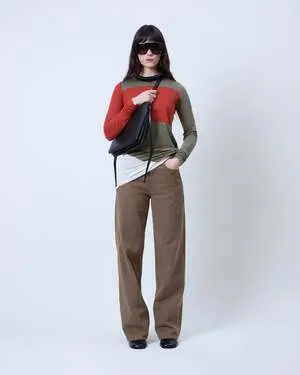 Phoebe Philo Tubular Block Knit Sweater