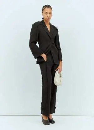 GANNI Tweed Suiting Pants