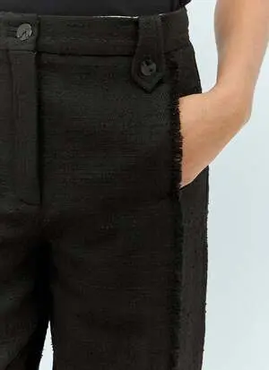 GANNI Tweed Suiting Pants