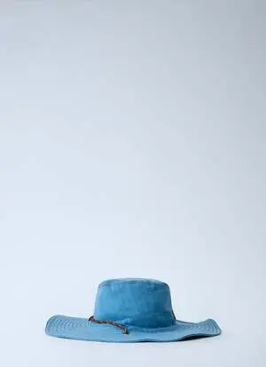 Miu Miu Wide-brimmed Logo Hat