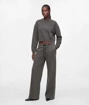 Karl Lagerfeld Relaxed Wide-leg Sweatpants - Washed Tornado