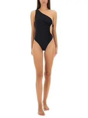 Saint Laurent One-shoulder Swimsuit