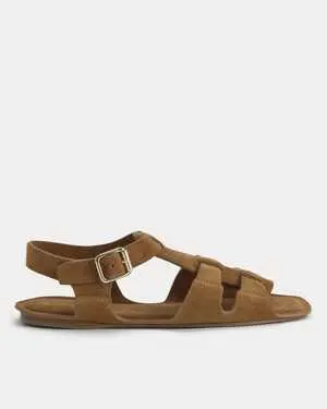 Everlane Made In Italy Opanka Sandal - Biscott Suede