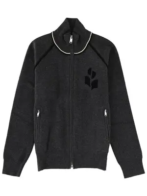 MARANT ETOILE Cardigan Lanya - Grey
