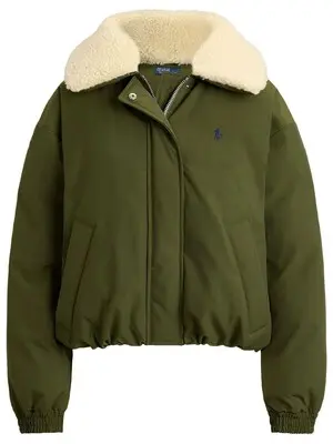 Polo Ralph Lauren Shearling Collar Windbreaker Jacket