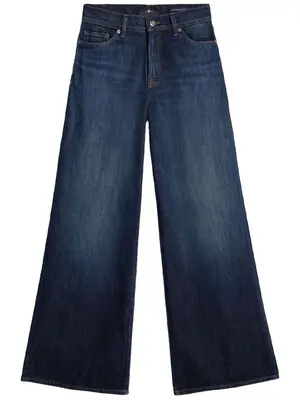 7 For All Mankind Tailorless Lotta In Airweft Wide Leg Jeans