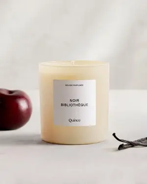 Quince Noir Bibliothèque Candle, Plant-based Wax - One-color