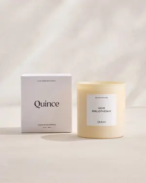 Quince Noir Bibliothèque Candle, Plant-based Wax
