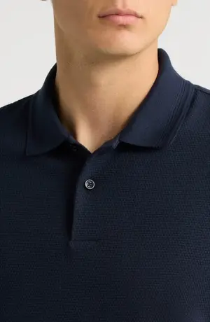 BOSS Parlay Short Sleeve Polo - Dark Blue