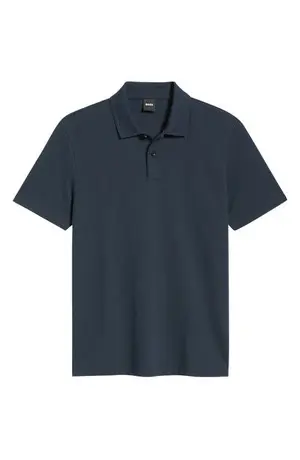 BOSS Parlay Short Sleeve Polo - Dark Blue