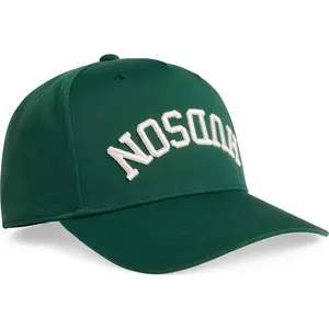 Hudson Jeans Embroidered Reverse Logo Baseball Cap - Black Forest