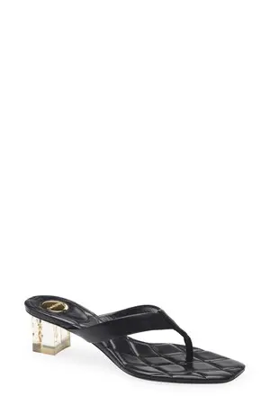 Saint Laurent Plexiglas Cassandre Heel Flip Flop