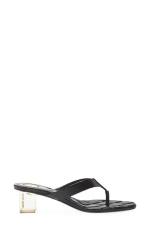 Saint Laurent Plexiglas Cassandre Heel Flip Flop