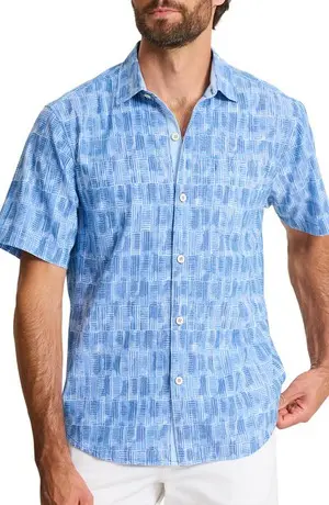 Tommy Bahama Coastal Ease Geo Fades Button-up Shirt