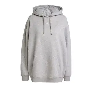 Adidas Essentials Oversized Fleece Hoodie 'medium Heather - Grey
