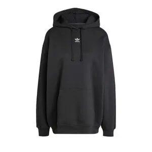 Adidas Essentials Oversized Fleece Hoodie - Black