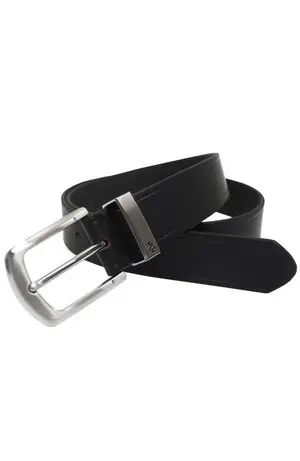 IZOD Leather Jean Belt With Metal Keeper